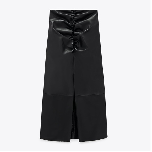 Zara Faux Leather Skirt